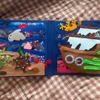 UNDER THE SEA Quiet Book Pdf Pattern, Diy Quiet Book Pages, Busy Book ...