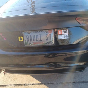 Race Car Number Plate Permanent Vinyl or Reusable Magnet Custom Driver ...