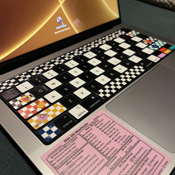 Notebook Keyboard Stickers Laptop Keyboard Cover Vinyl MacBook Keyboard ...
