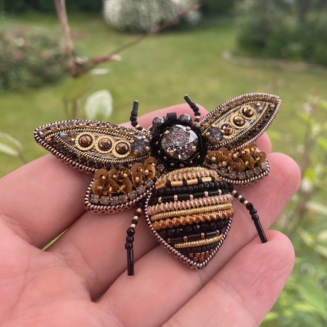 BeadedBroochFashion on Etsy