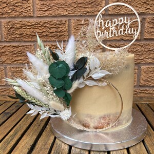 Natural Bakers Box Full Box of Natural Dried Flowers Cake - Etsy UK