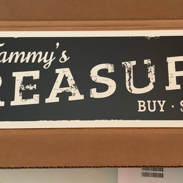 Antique Shop Sign, Buy Sell Trade Sign, Store Name Sign, Custom Antique ...