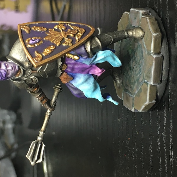 Human Cleric Paladin Mace and Shield Unpainted Miniature | 28mm, 32mm ...