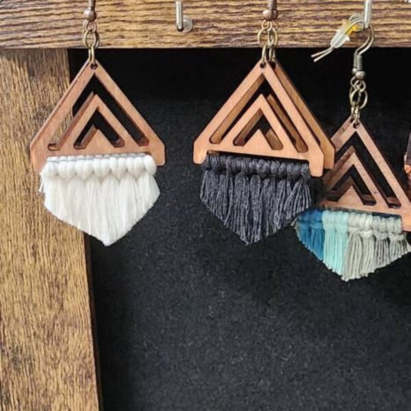 Mini Clay Pot Faux Succulent Earrings Small Plant Hanging Earring Plant ...
