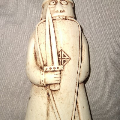 RARE Berserker Trio, Isle of Lewis Chessmen, Chess Piece - Etsy