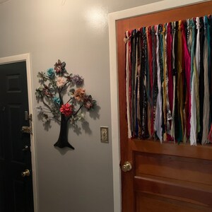 Bohemian Rag Chop Valance | Etsy