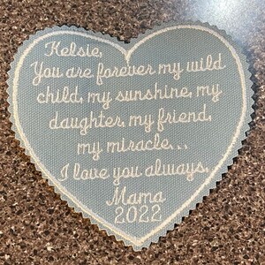 MEMORY PATCH 5 x 5 Patch Memory Shirt Patch - Etsy