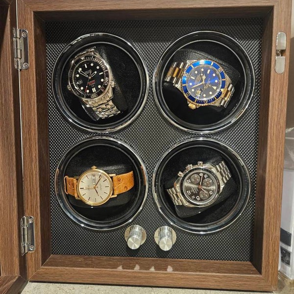 Personalized Watch Winders, Custom Watch Holder, Husband Valentine's ...