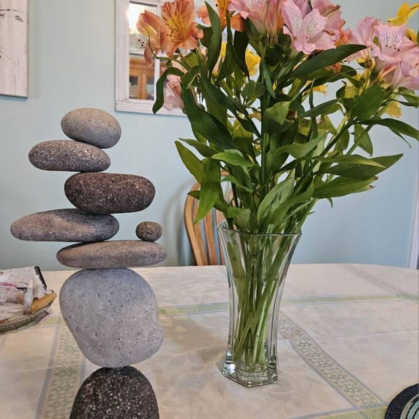 8 Stone Cairn Garden Statue | Stonestatue | Outdoors Decorer ...