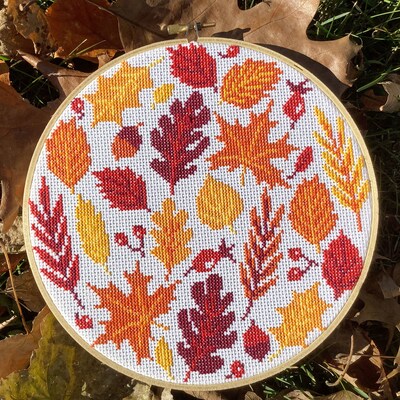 Fall Cross Stitch Pattern, Halloween, Fall Cross Stitch PDF ...