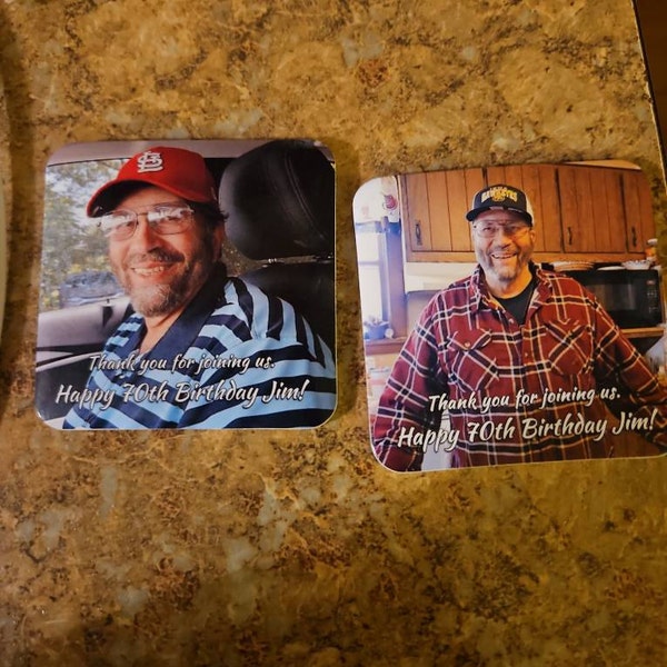Thick Photo Magnets, Thank You Magnets, Personalized Wedding Favors - Etsy