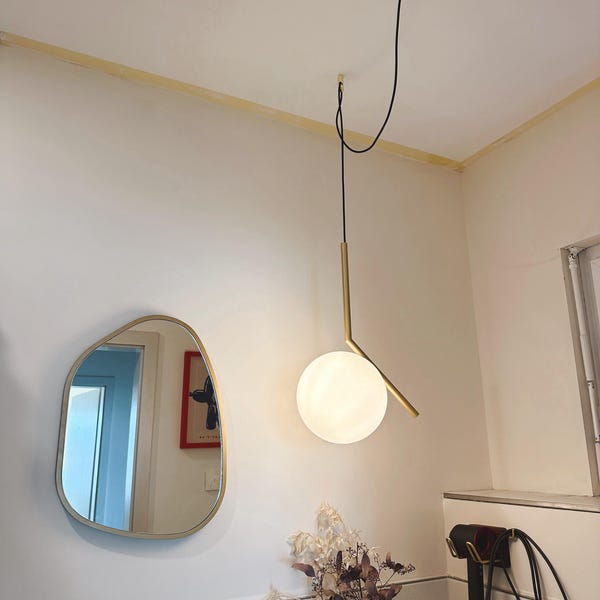 Full Thread Light Socket + Brass Cord Grip - Black Shade Ready E26 Lamp ...