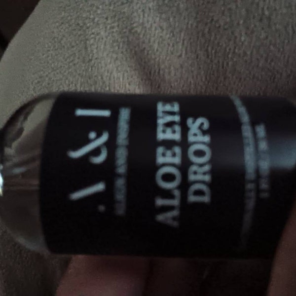 Organic Eye Drops: Aloe Eyes - Etsy