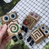 Student Cute Gift Handmade Wooden Robot , Sculpture, Quirky Decor ...