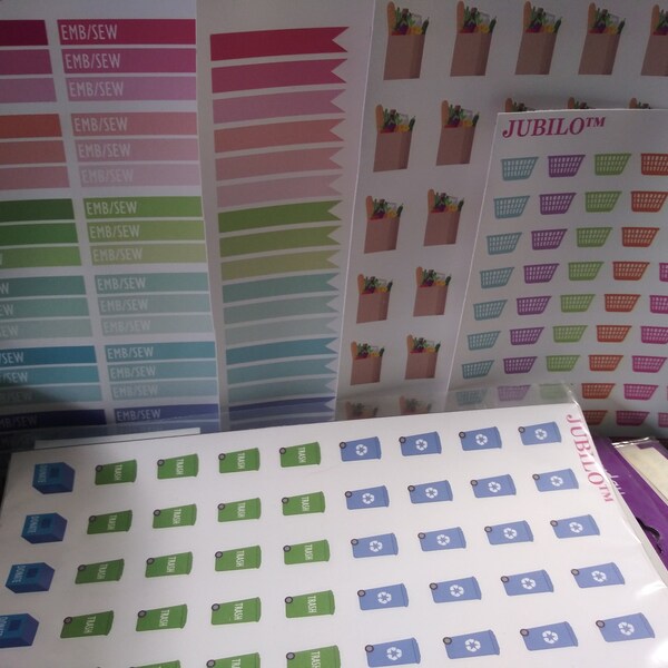 CUSTOM HEADERS. Custom Planner Stickers. - Etsy
