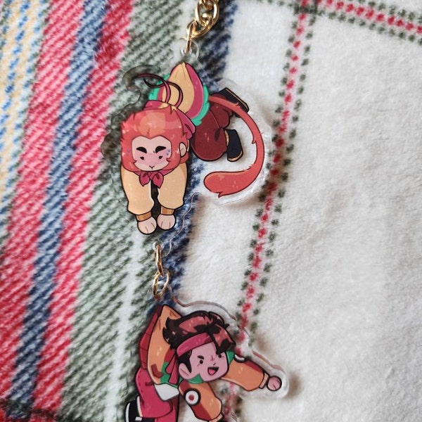 Smol Ninja Go Acrylic Keychains - Etsy