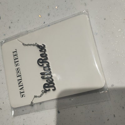 20 Font Styles Customized Keyring Stainless Steel Name - Etsy