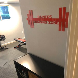 Personalized Home Gym Sign Work Out Custom Gym Sign | Etsy