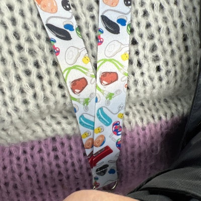 Cochlear Implant CI Ear Acrylic Lanyard/lapel/badge Pin, Audiology ...