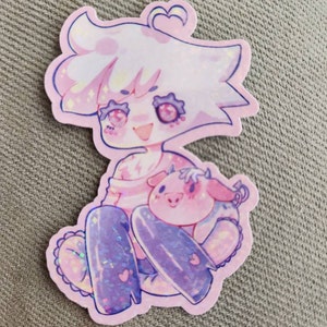 Squished Adam Chibi Hazbin Hotel Decal Die Cut Vynil Sticker - Etsy