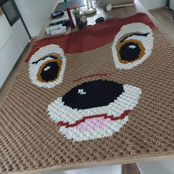 Mini C2C Baby Deer Crochet Pattern / Corner to Corner / C2C Graphgan ...