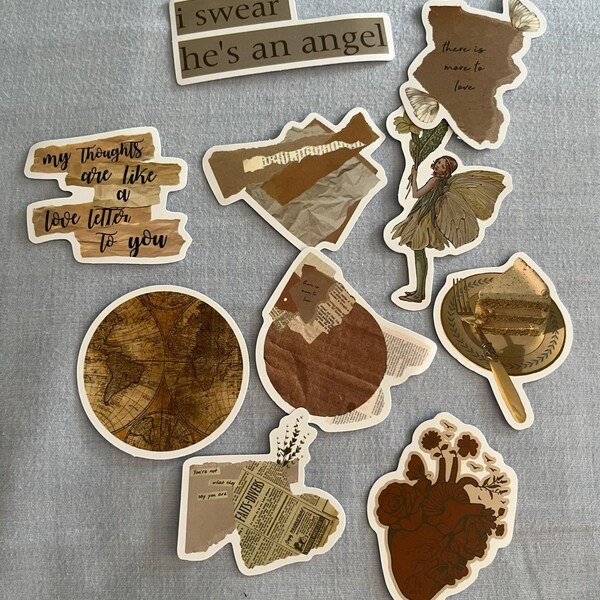 Dark Academia Stickers Pack | Water Resistant | Laptop Stickers | Water ...