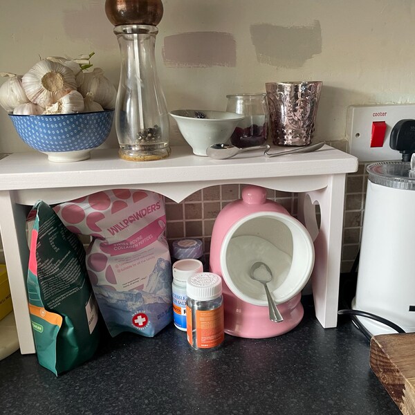 Country Style Kitchen Countertop Bench - Etsy