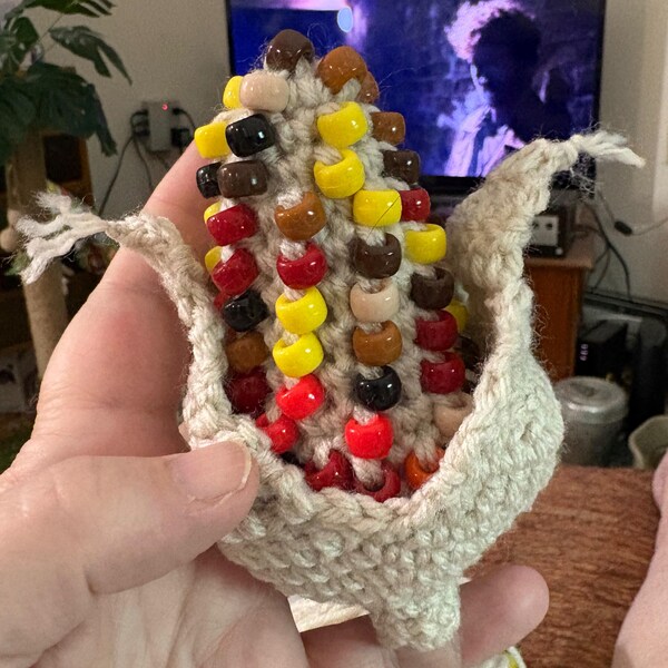 Beaded Fidget Corn Crochet Pattern, Corn Crochet Pattern, Crochet ...