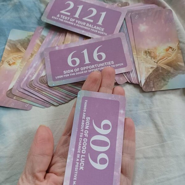 Divine Numbers Oracle Deck - Mini Cards - Etsy