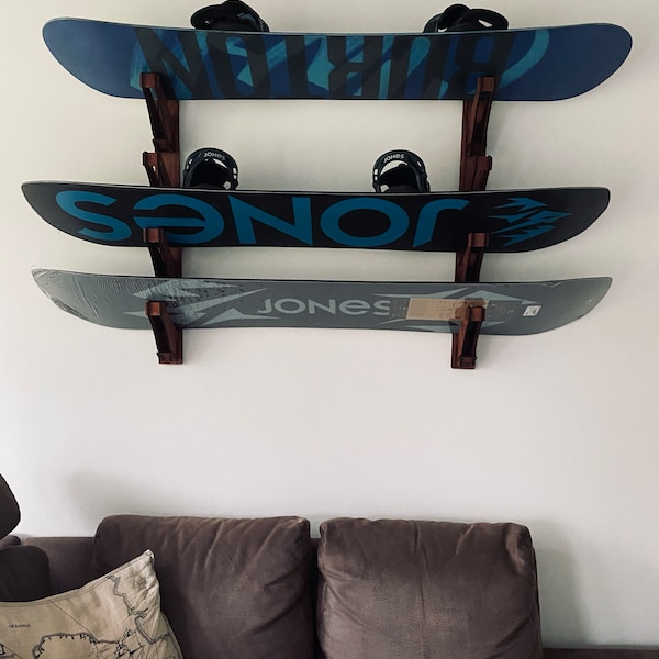 Snowboard Wall Mount, Snowboard Holder, Snowboard Rack, Snowboard Wall ...