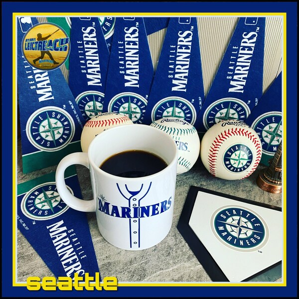 Seattle Mariners MLB Felt Mini Pennants, 4 X 9 Licensed by Rico - Etsy