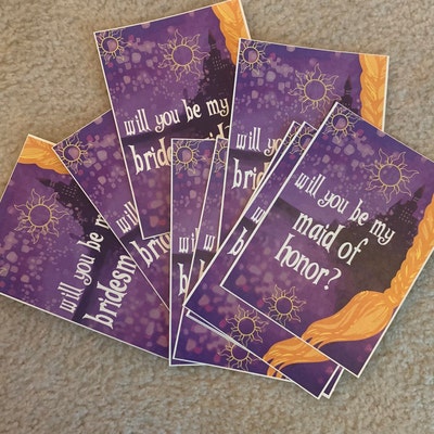 Tangled Rapunzel Bridesmaid Proposal - Etsy