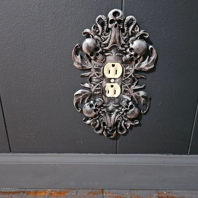 Gothic / Horror / Spooky Light Switch Cover Rocker Cover Power Outlet ...