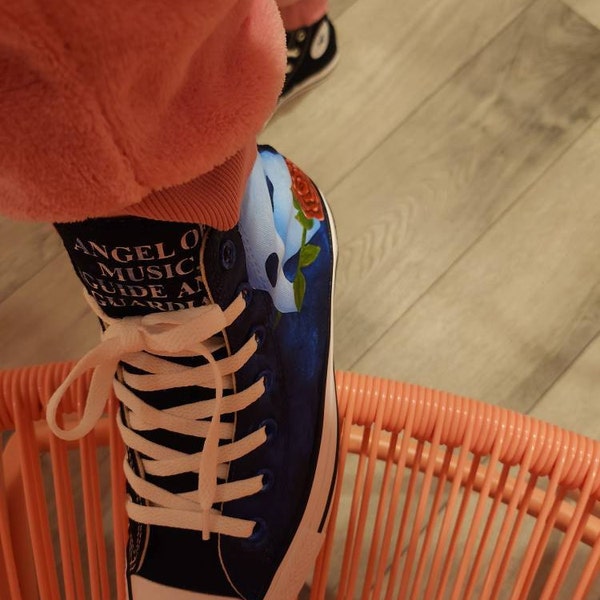 Hand Painted Custom Shoes Converse Art - Etsy