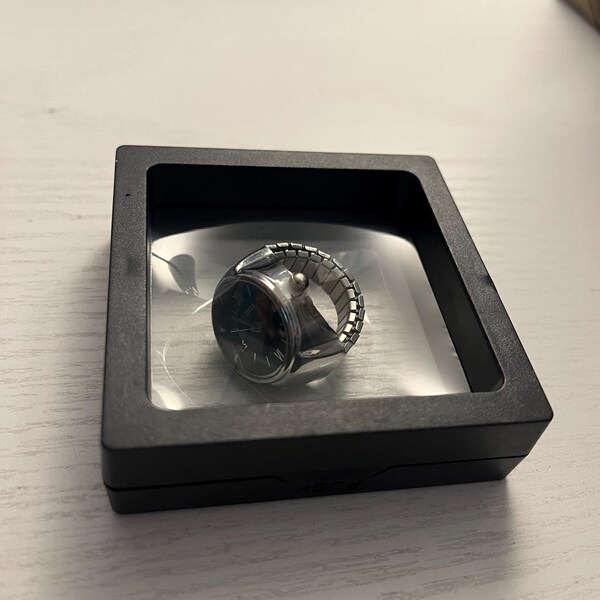 Y2K Vintage Watch Ring Functional Unique Clock Mini Watch Girlfriend ...