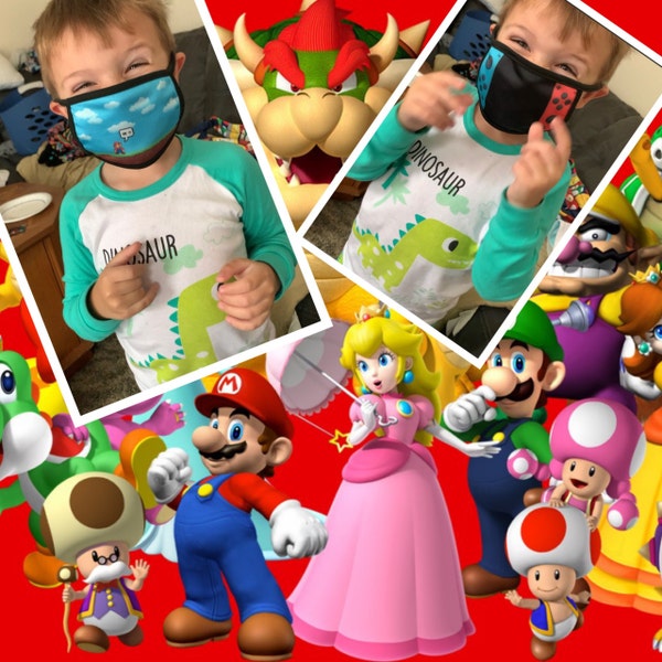 Rubik's Cube Face Mask, Rubik's Mask, Kids, Reversible, Reusable ...