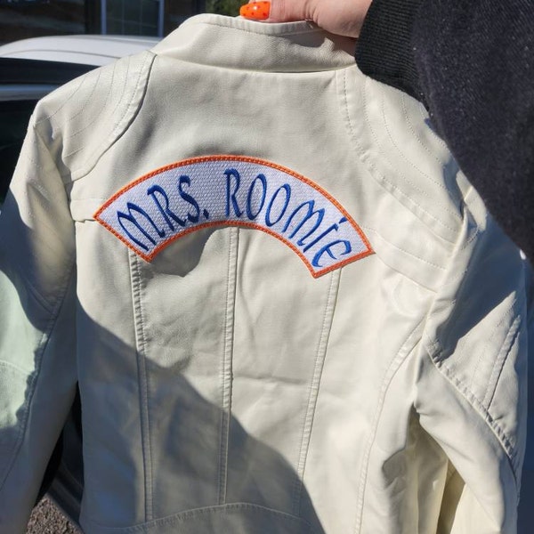 Custom Embroider Biker Top Rocker - Etsy
