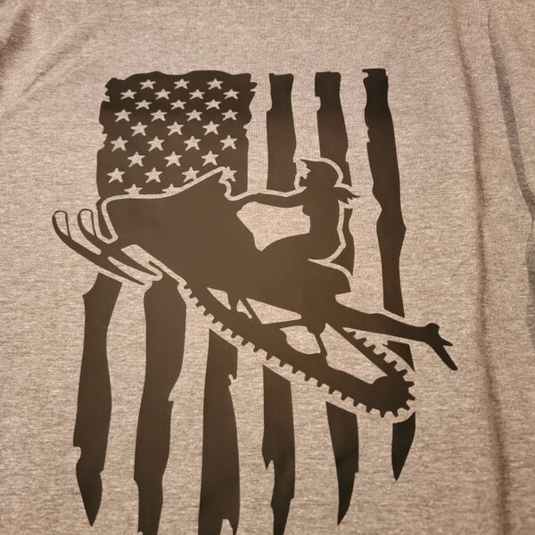 Snowmobile Woman Flag SVG, Snowmobile Svg, Clipart for Cricut, Sled ...