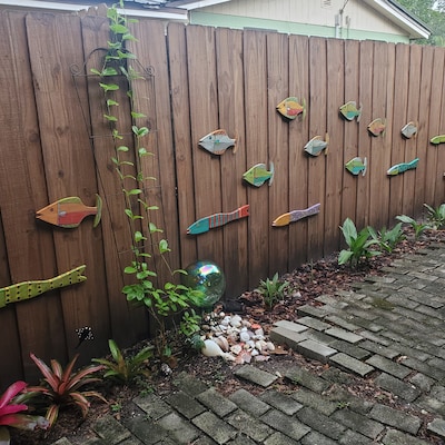 Set of 5 Fish Tale Wall Sculptures - Etsy