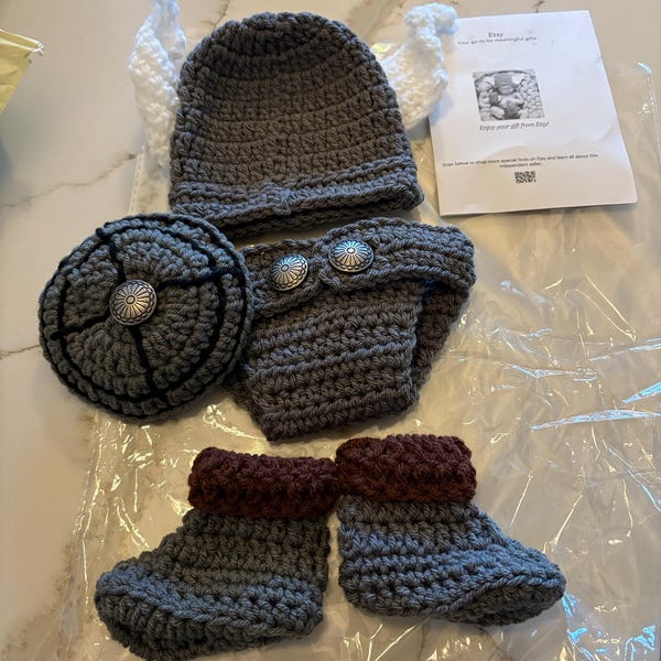 Baby Viking Valkyrie Outfit Crochet - Etsy