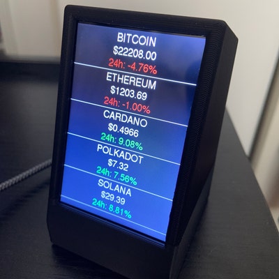 Crypto Ticker Stocks Forex LIVE Price Wifi LED Display - Etsy UK