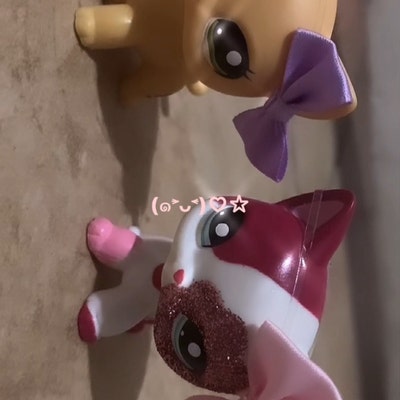 Littlest Pet Shop 4-pcs 2collars 1bowl & 1bone Accessories for Your LPS ...
