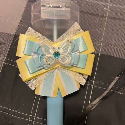 Pink Lace Butterfly Lightstick Bow Fits Most Lightsticks - Etsy