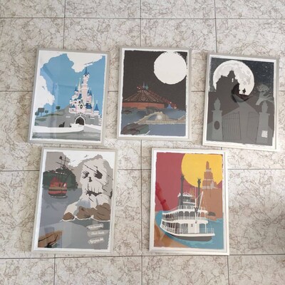 Disneyland Paris Phantom Manor Poster - Etsy