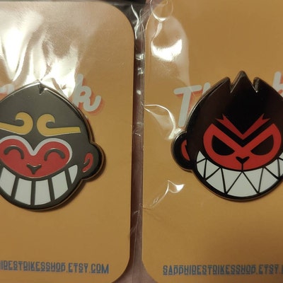 LMK: Sun Wukong and Macaque Logo Enamel Pin - Etsy