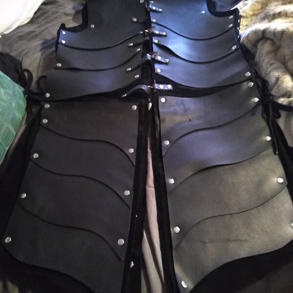 Real Leather Robin Hood Armor Medieval Theatrical Celtic LARP Viking ...