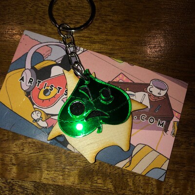Korok Acrylic Wood Keychain - Etsy