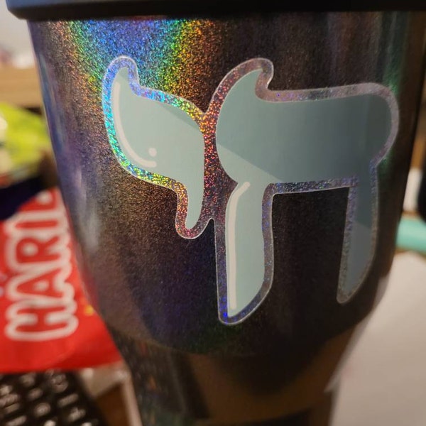 Chai Jewish Hebrew Micro Glitter Sticker, Judaism, Judaica, Spiritual ...