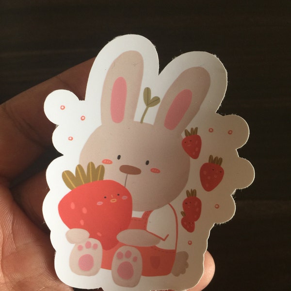 Cute Blueberry Bear Sticker ~ Waterproof - Etsy