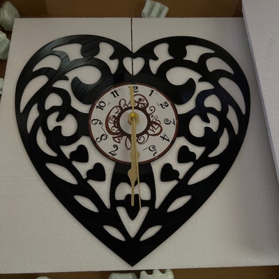 Hunting/deer Themed Vinyl Record Clock FREE SHIPPING in - Etsy